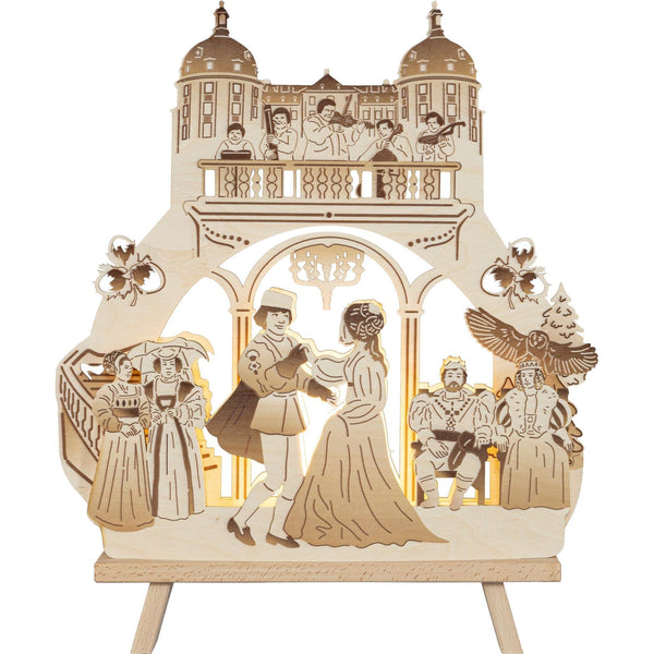 Lichterspitze-LED "Drei Haselnüsse für Aschenbrödel®" 2024 | SAICO– saico-seiffen