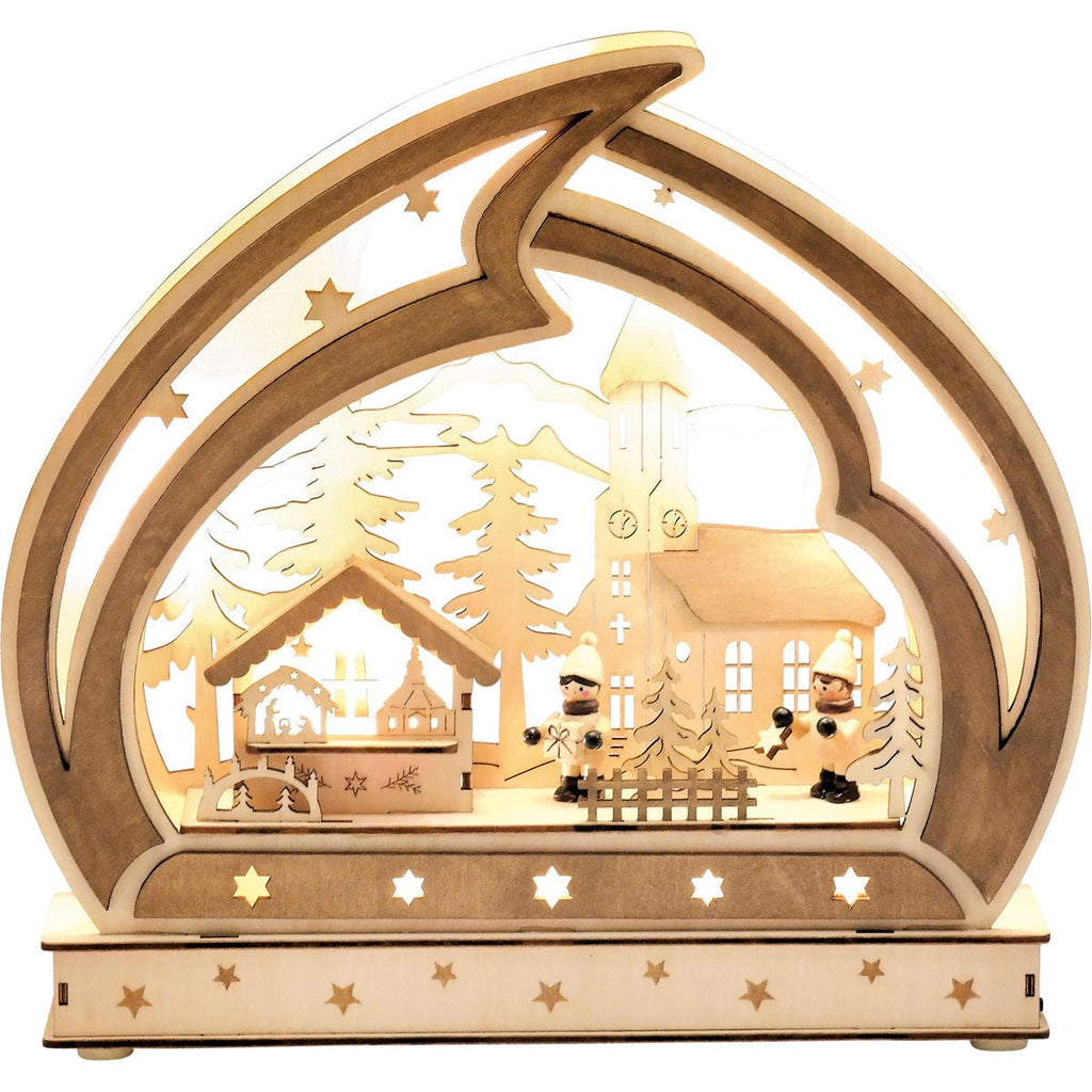 LED light arch winter village | HGD Holz-Glas-Design – saico-seiffen