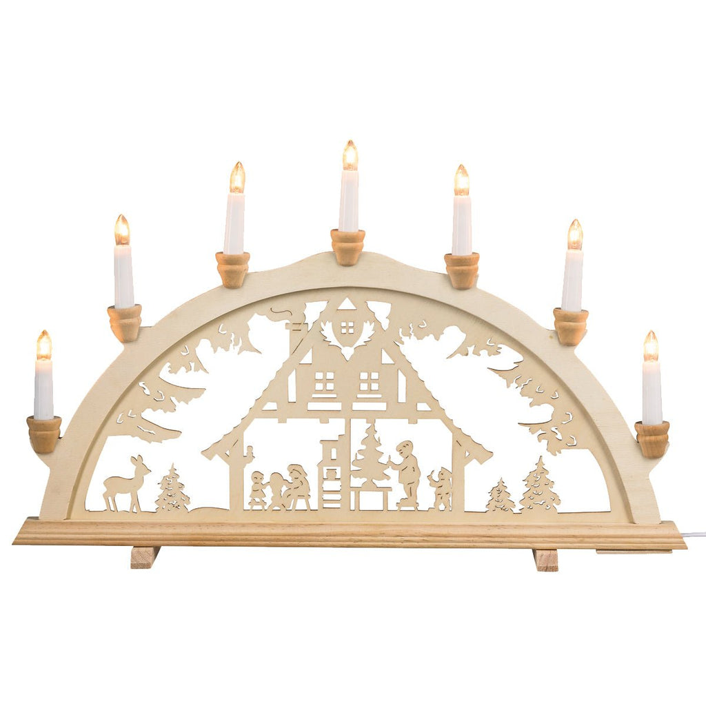 LED light arch forest house 7-bulbs | HGD Holz-Glas-Design – saico-seiffen
